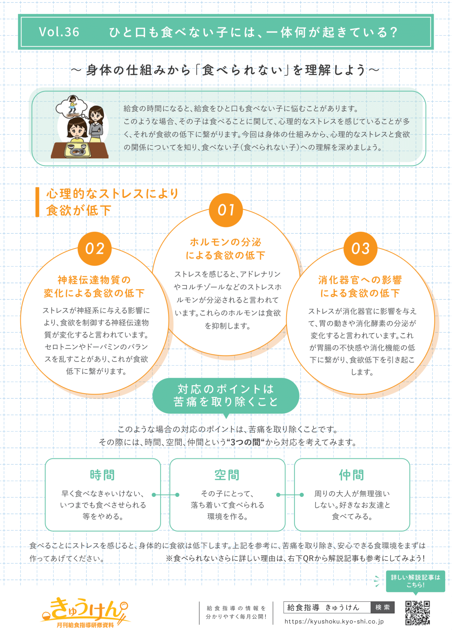 【保育園・小学校】給食をひと口も食べない子には何が起きている？専門家が解説 - きゅうけん｜月刊給食指導研修資料